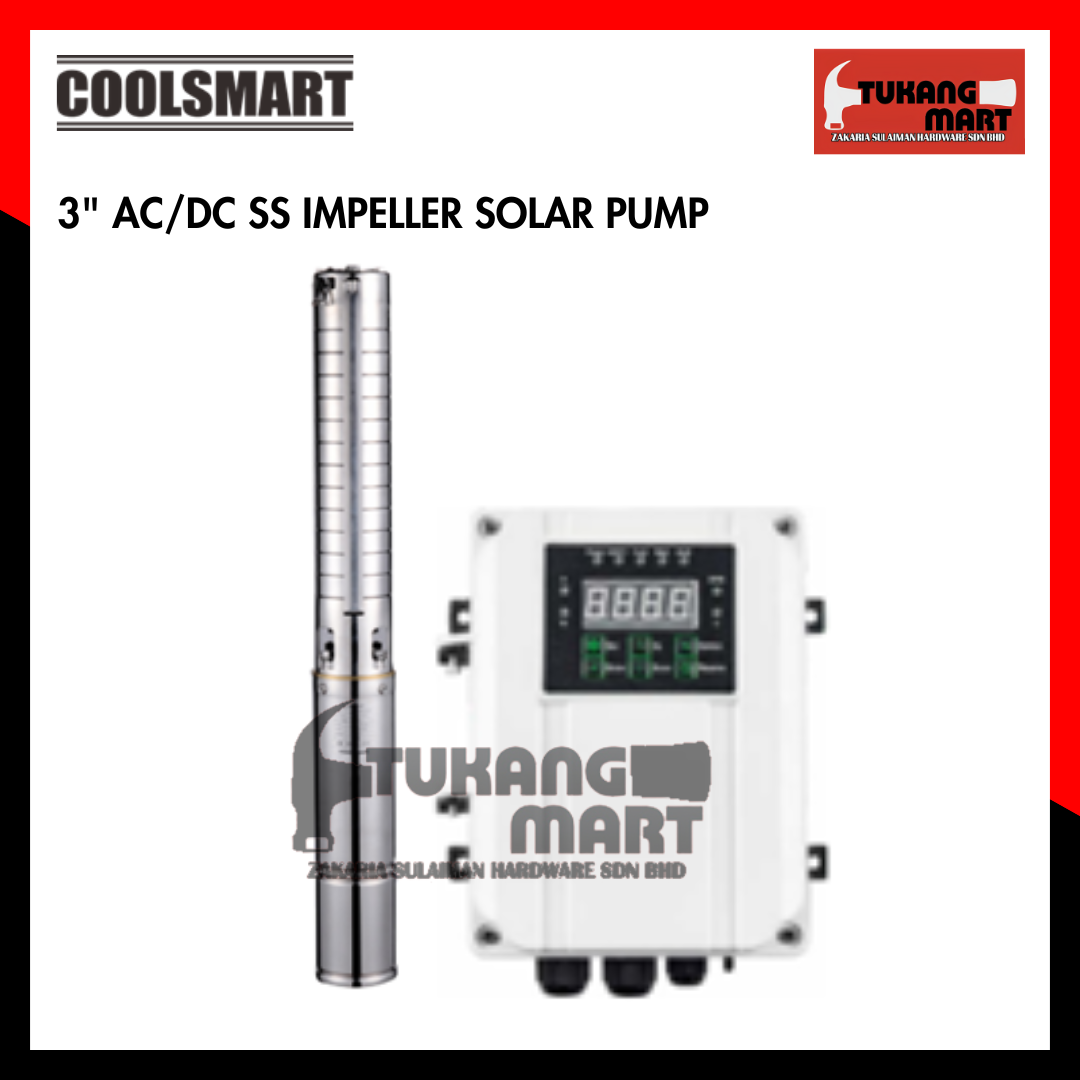 3'' AC/DC SS Impeller Solar Pump